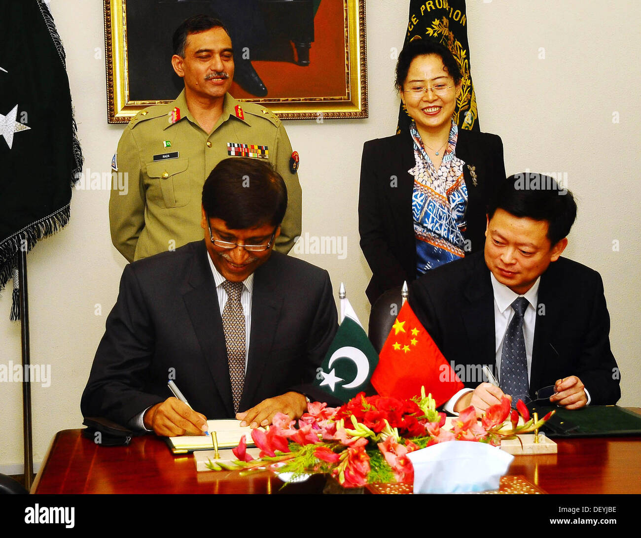 RAWALPINDI/ PAKISTAN . 25 setp 2013 Handout image by PID secretary ...