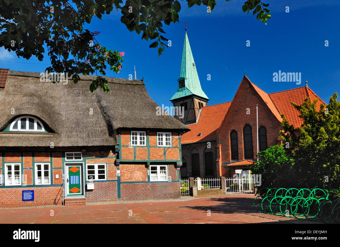 Church of the Holy Cross and historic sexton's house in Kirchdorf ...
