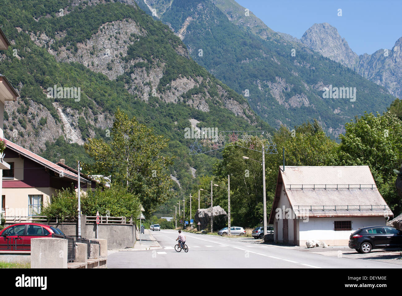 Allemont Isere Rhone Alps Alpes France Stock Photo - Alamy