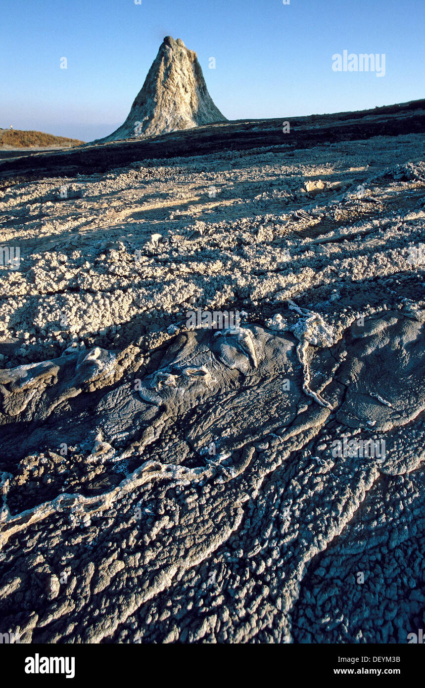 Lava and crater at Oldonyo Lengai volcano. Great Rift Valley. Tanzania ...