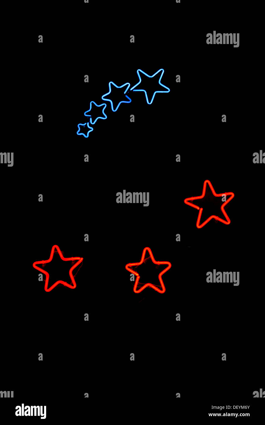 Neon stars hi-res stock photography and images - Alamy