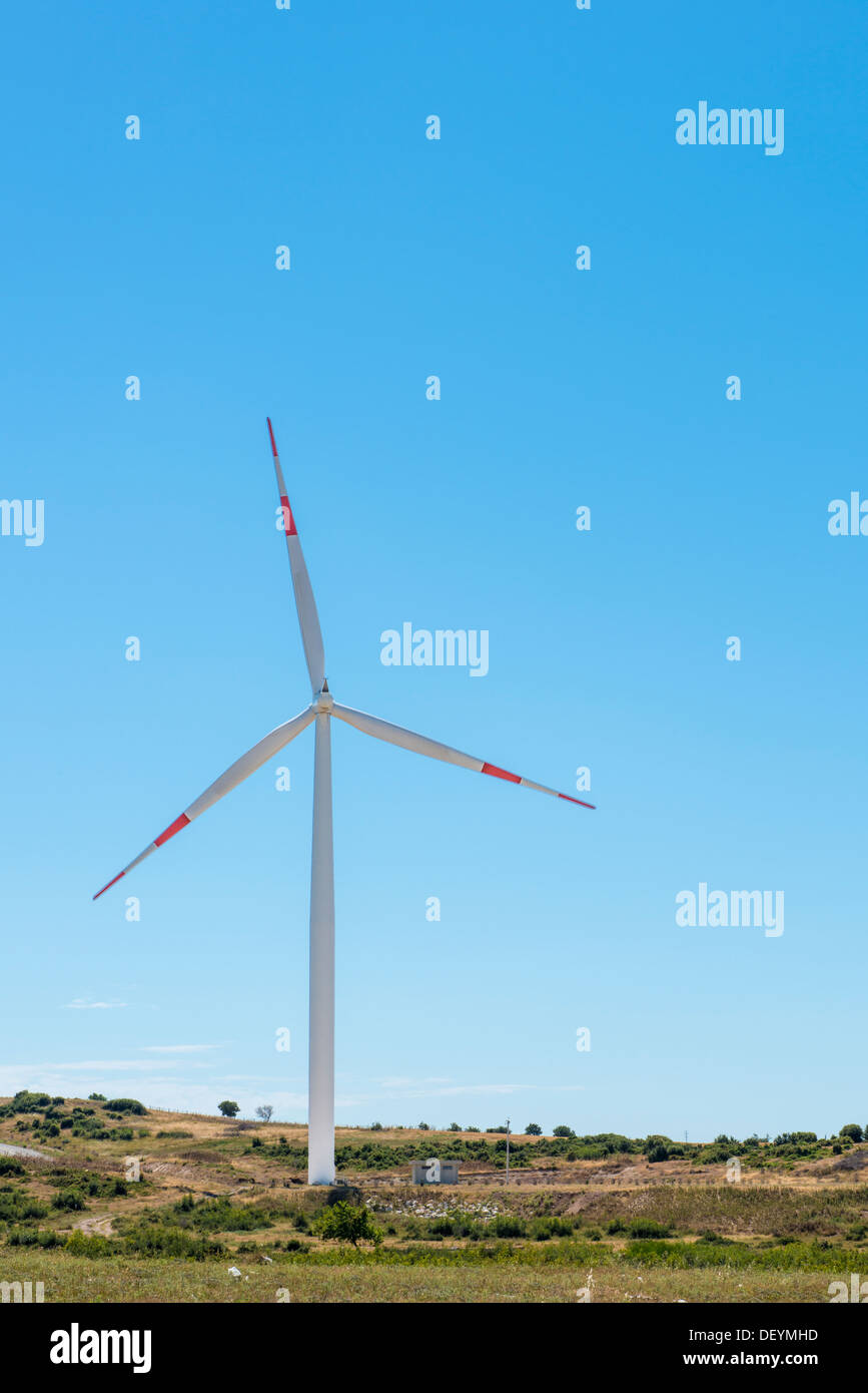 Wind turbine in Turkey Stock Photo - Alamy