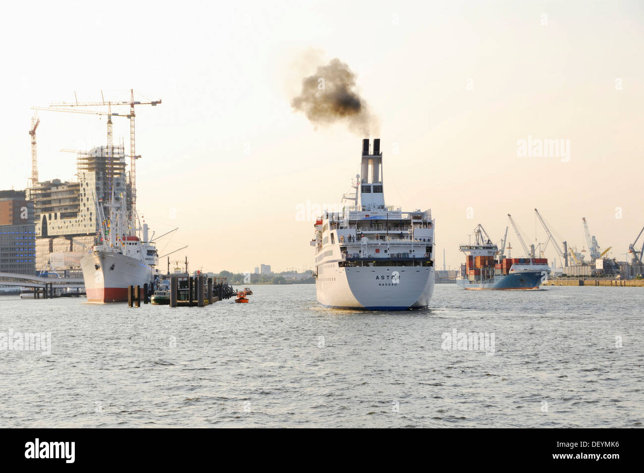 Cruise ship MS Astor at the Cruise Days in the port of Hamburg, Hamburg ...