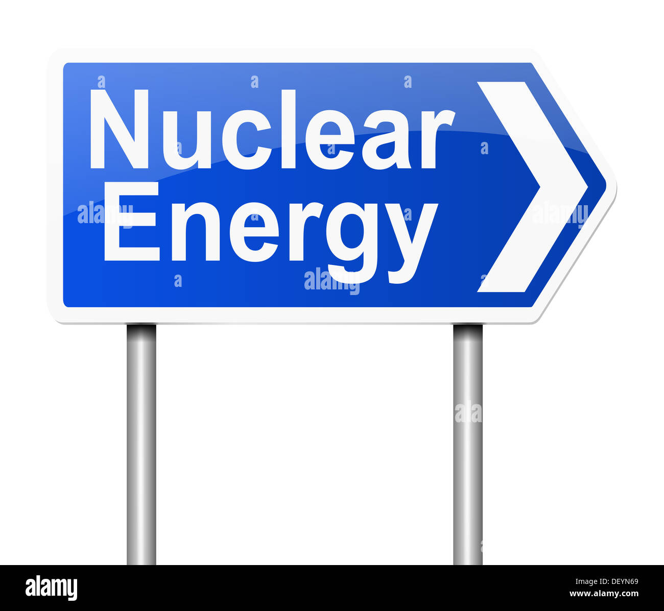 Nuclear energy sign Stock Photo - Alamy