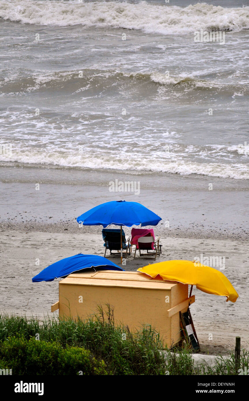 Waves come in on Myrtle Beach Stock Photo - Alamy