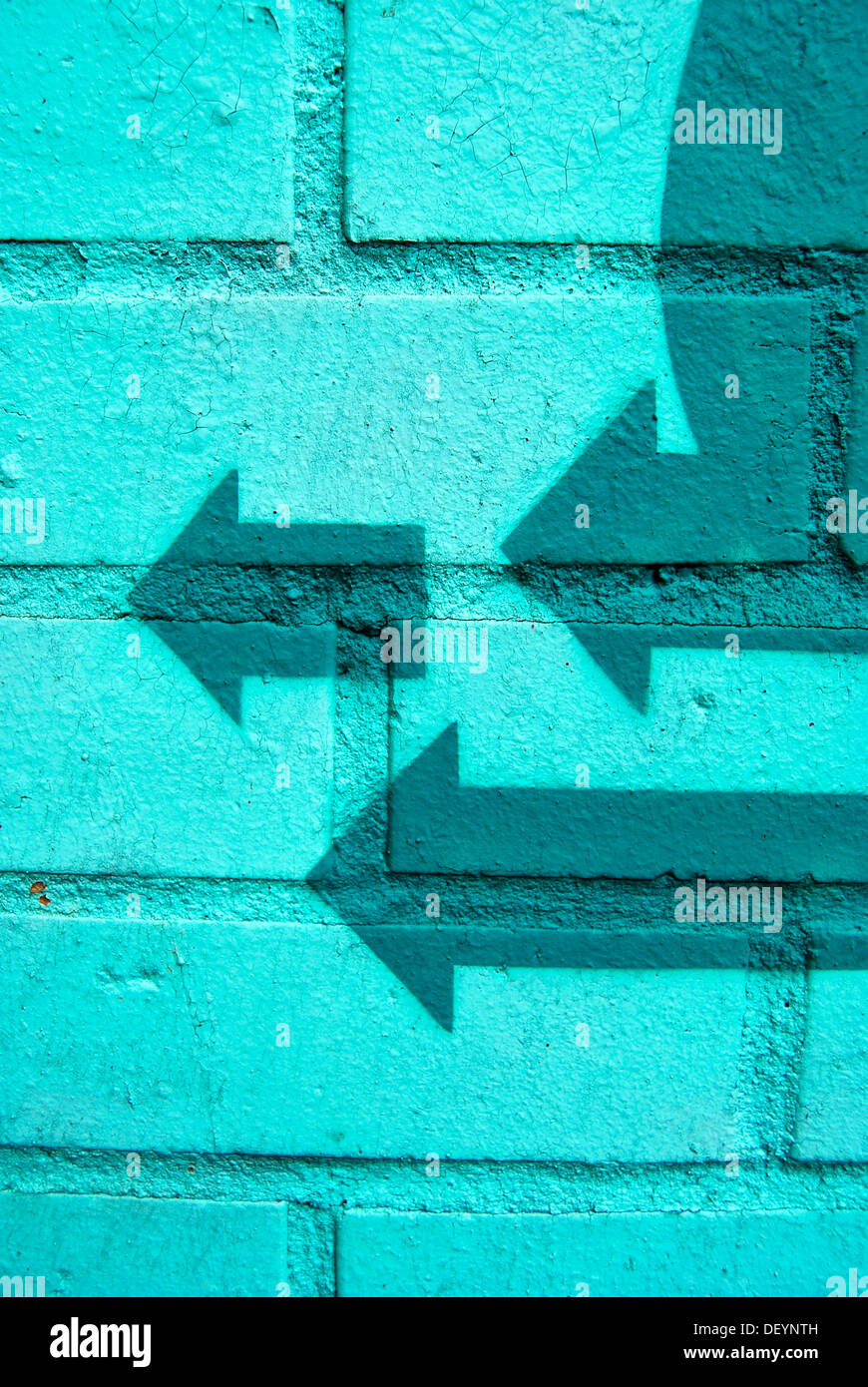 Three directional arrows hi-res stock photography and images - Alamy