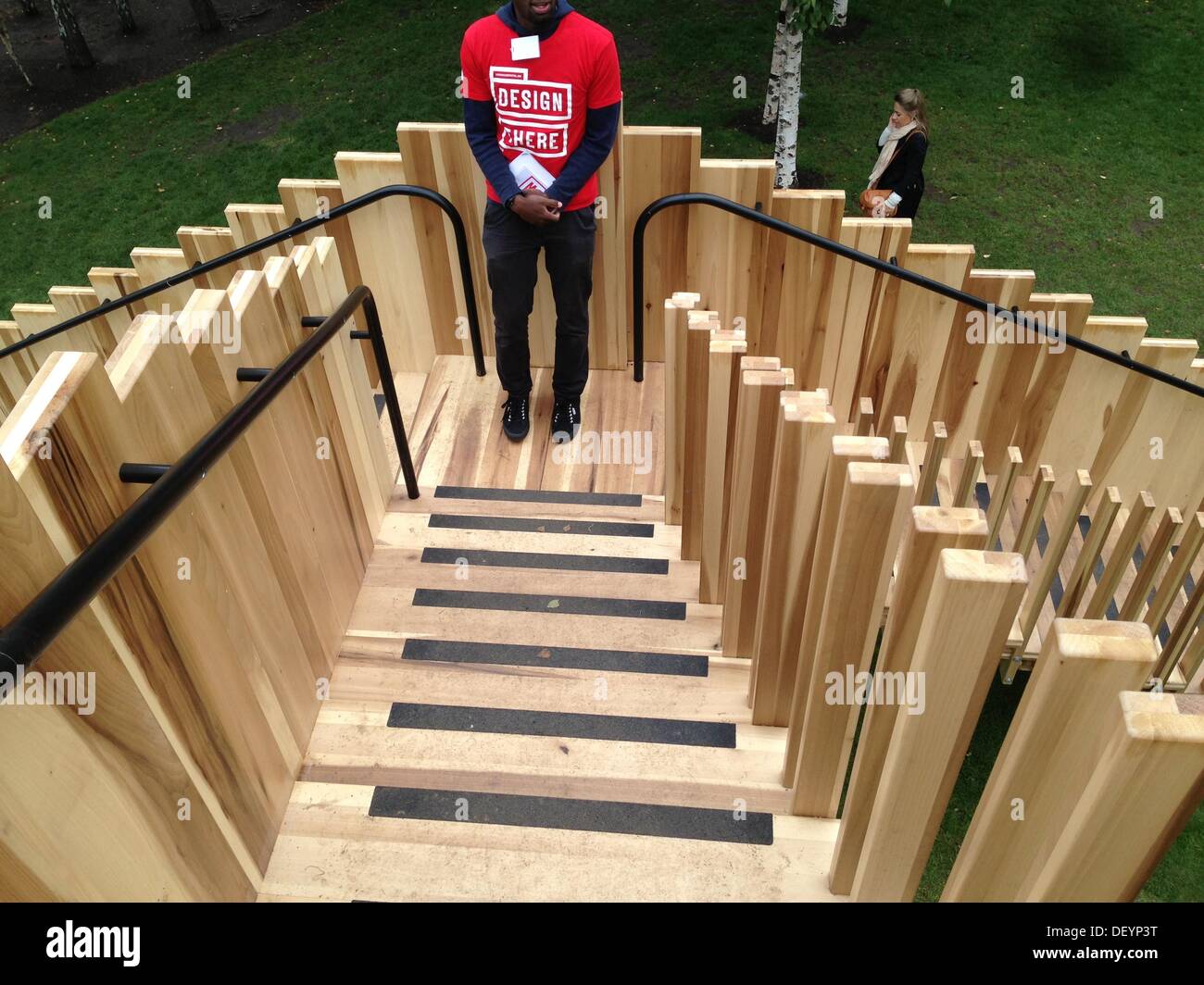 Sept. 15, 2013 - London, UK - Endless stair.Escher-esque Endless Stair ...