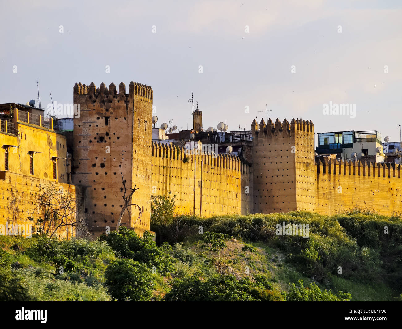 Walls of the old medina of Fes, Morocco, Africa Stock Photo - Alamy