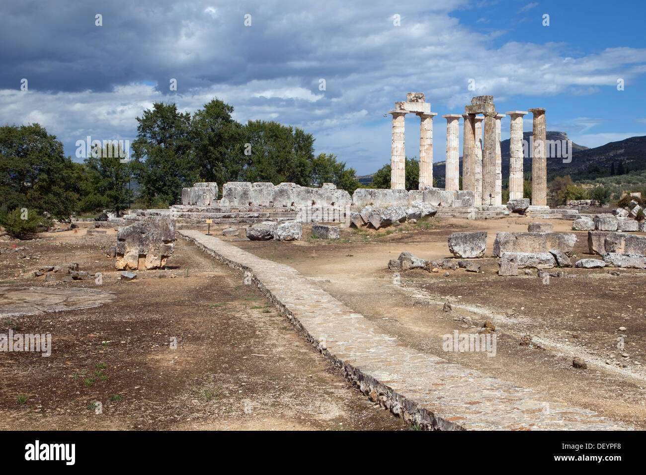 Ancient Nemea Ruins in Greece (Nemea Stock Photo - Alamy