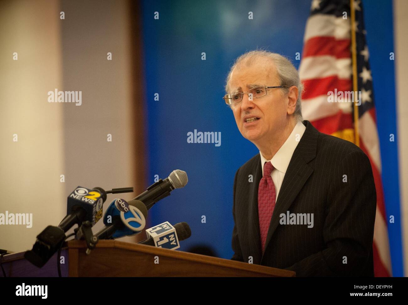 Manhattan, New York, USA. 25th Sep, 2013. Chief Judge JONATHAN LIPPMAN ...