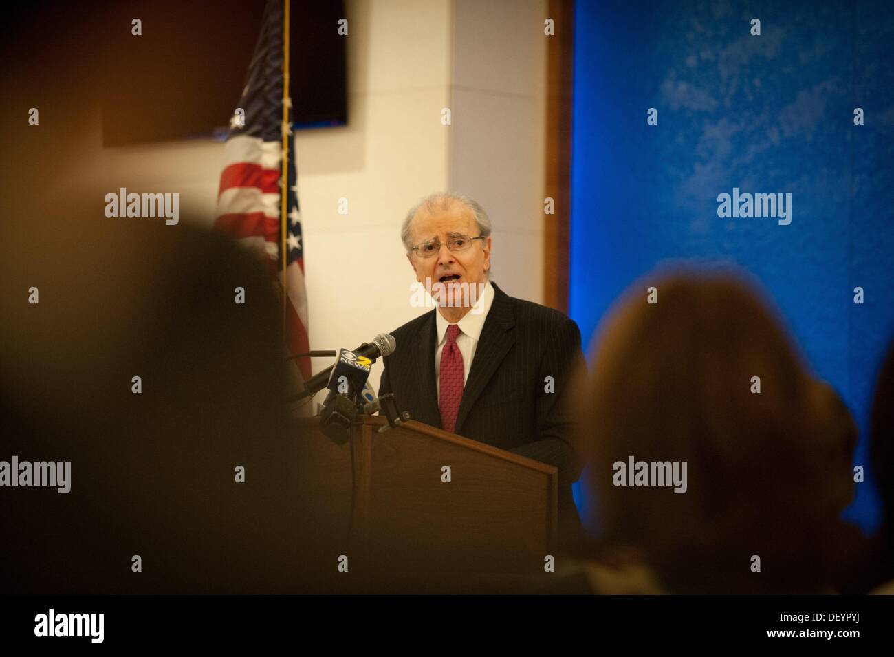 Manhattan, New York, USA. 25th Sep, 2013. Chief Judge JONATHAN LIPPMAN ...
