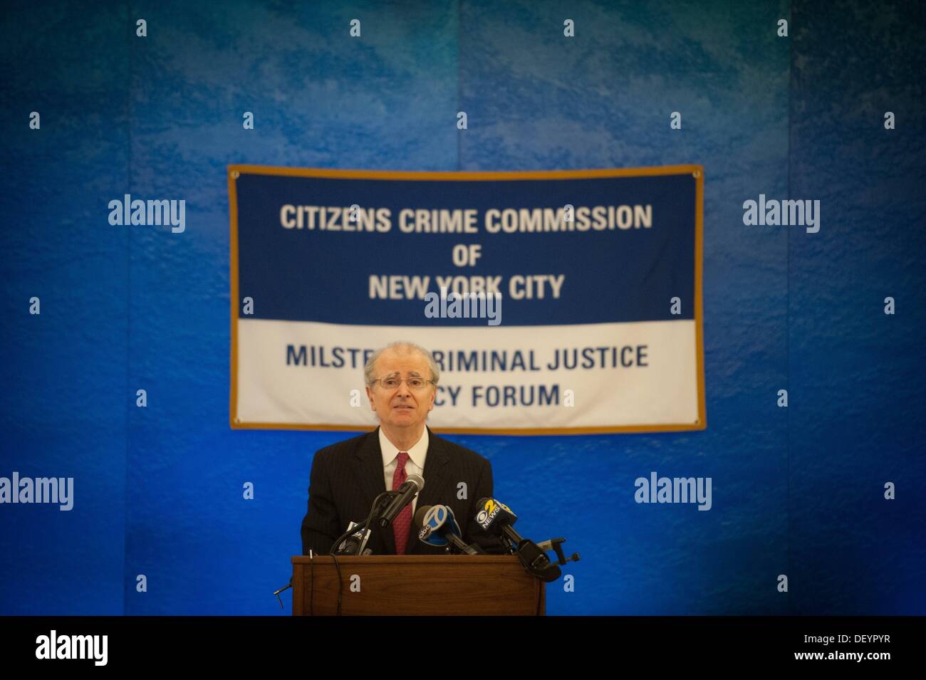 Manhattan, New York, USA. 25th Sep, 2013. Chief Judge JONATHAN LIPPMAN ...