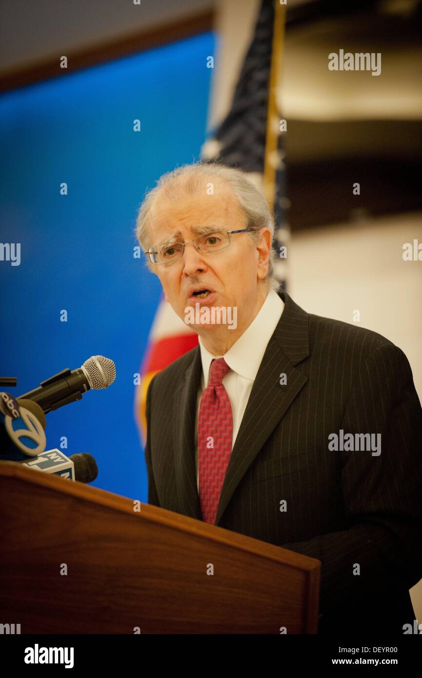 Manhattan, New York, USA. 25th Sep, 2013. Chief Judge JONATHAN LIPPMAN ...