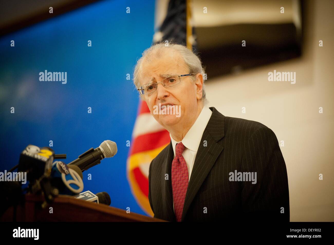 Manhattan, New York, USA. 25th Sep, 2013. Chief Judge JONATHAN LIPPMAN ...