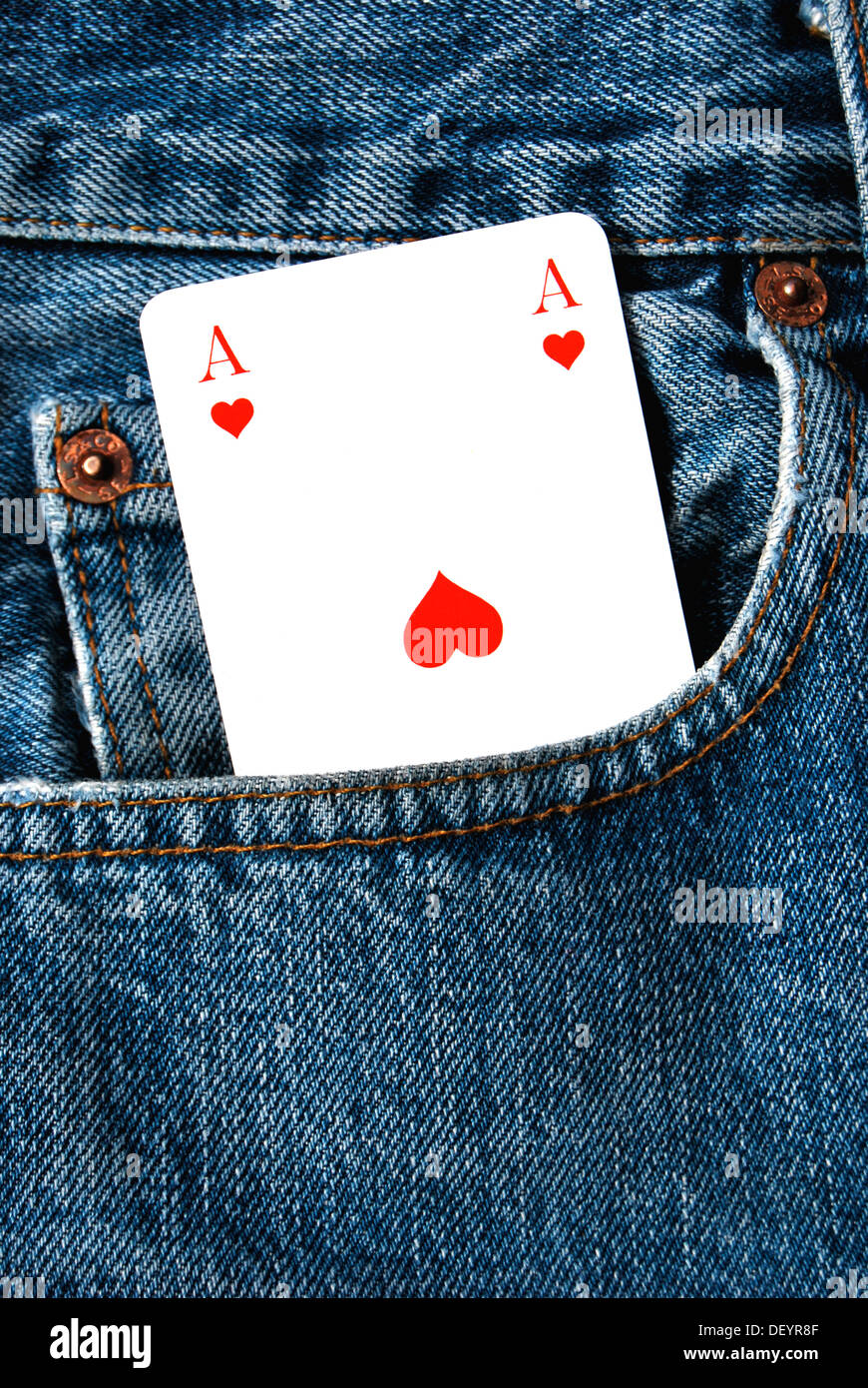 Ace of hearts card hi-res stock photography and images - Alamy