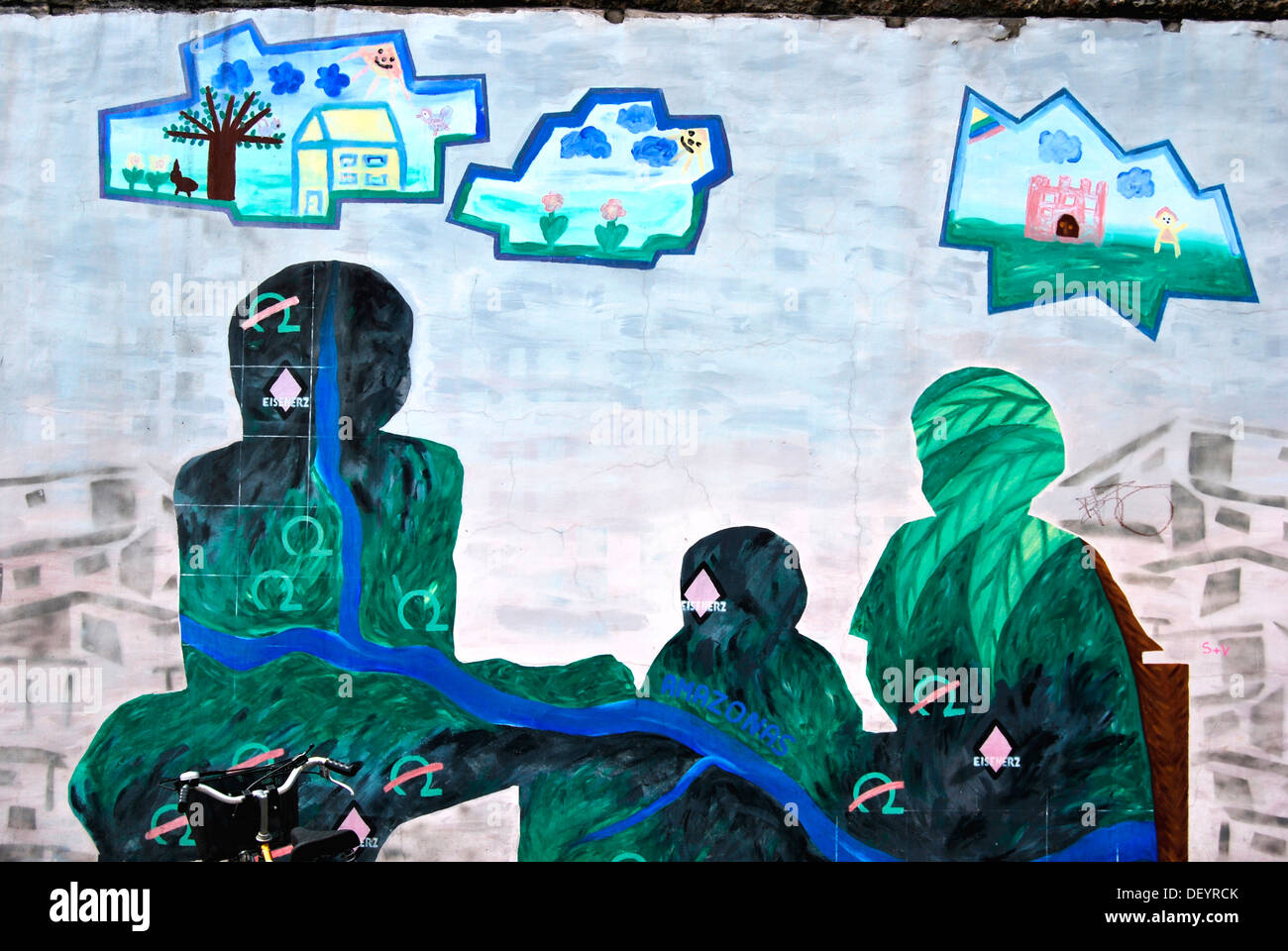 Mural, true colors, international mural project for the local agenda 21 ...