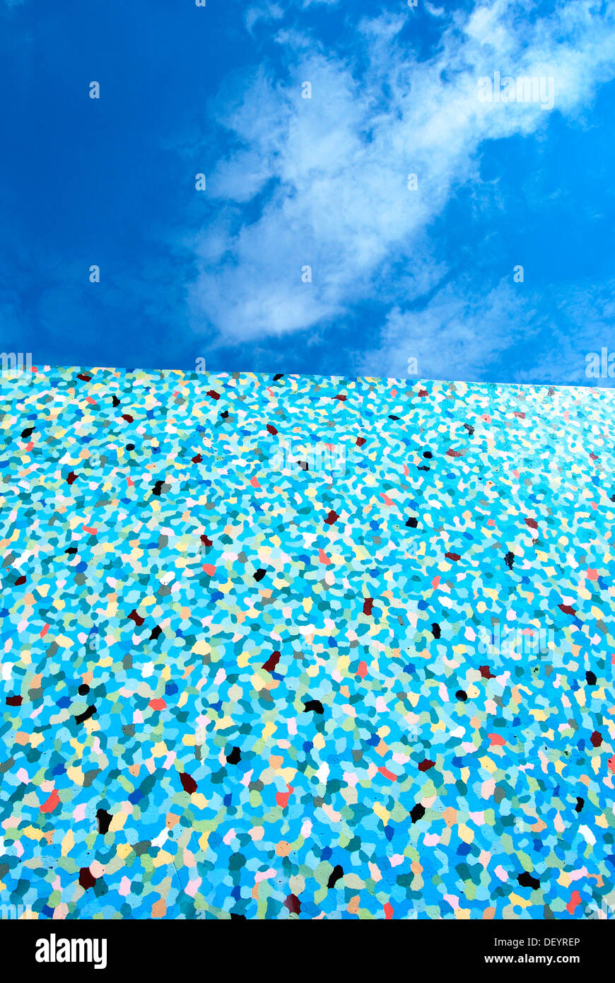 Wall, splotches of color, brush strokes Stock Photo - Alamy