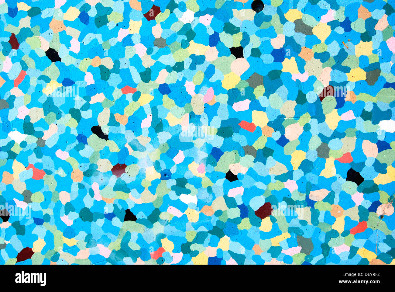 Wall, splotches of color, brush strokes Stock Photo - Alamy