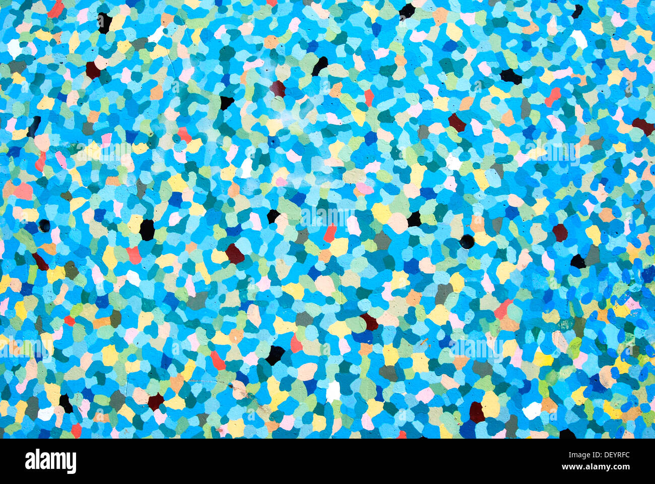Wall, splotches of color, brush strokes Stock Photo - Alamy