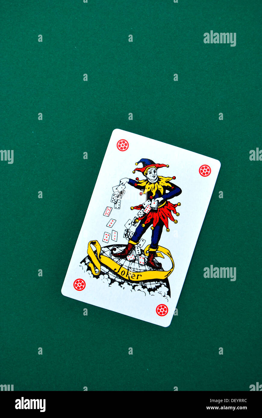 Single joker playing card hi-res stock photography and images - Alamy
