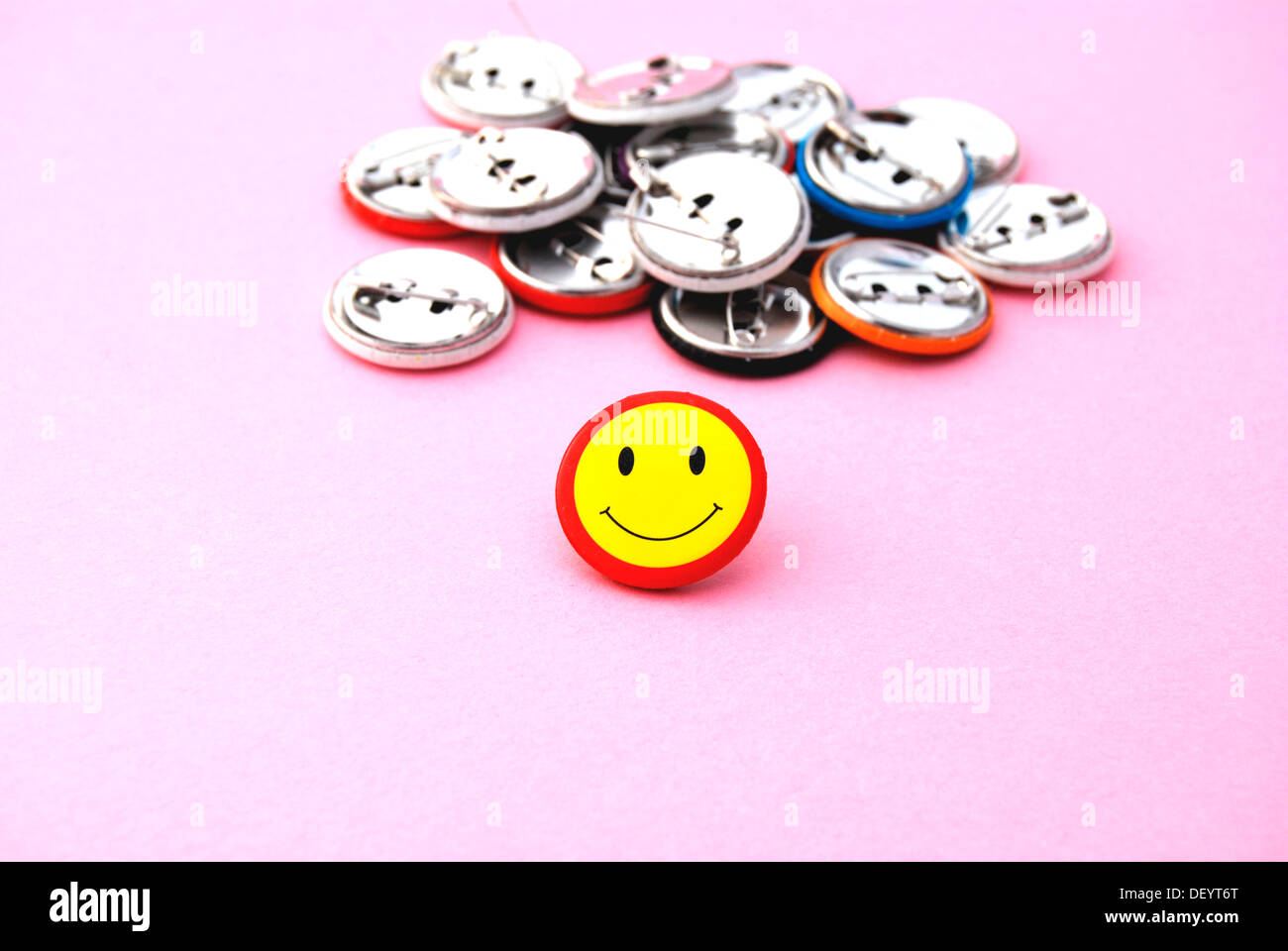 Smile buttons hi-res stock photography and images - Alamy