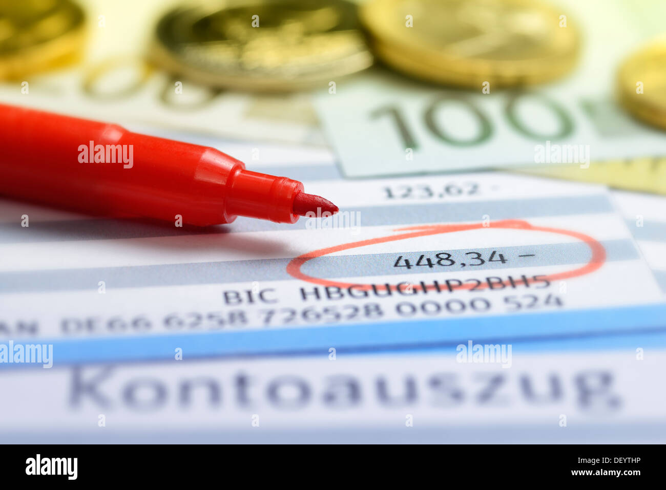 Kontoauszug iban hi-res stock photography and images - Alamy