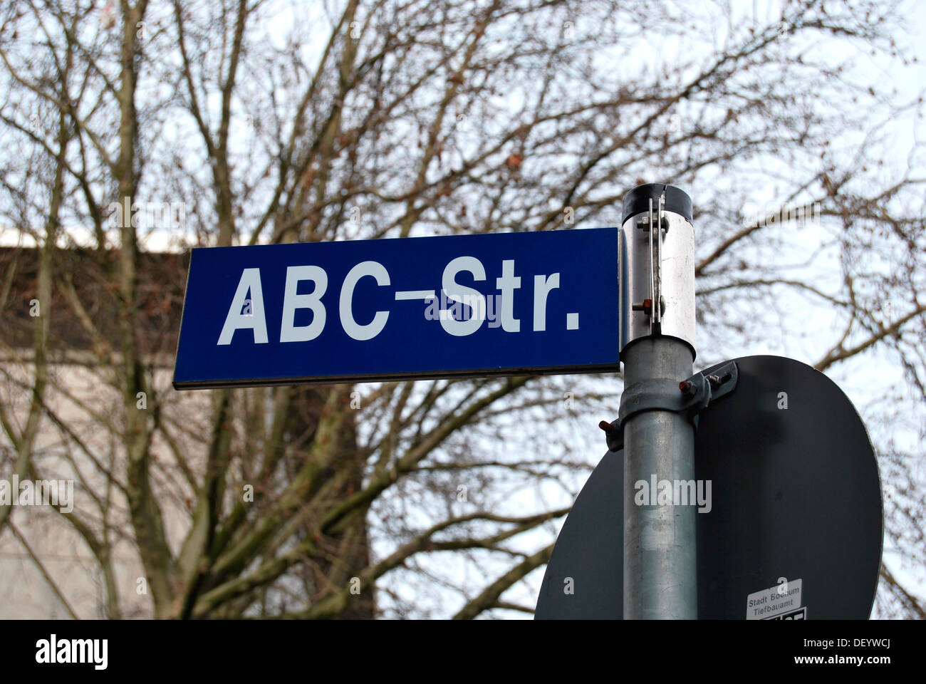 Abc strasse hi-res stock photography and images - Alamy