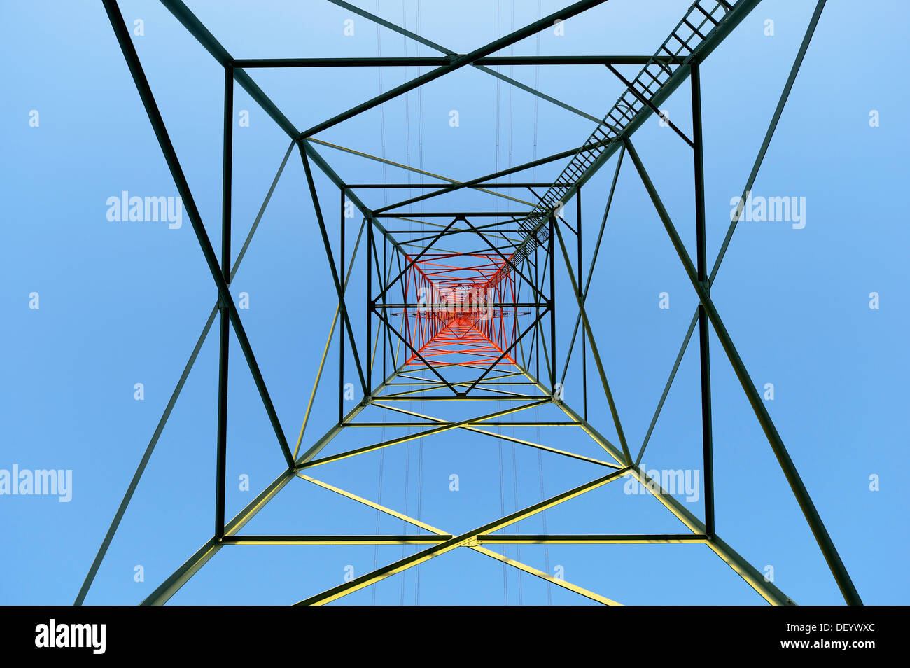 Pylon, energy transition and network expansion Stock Photo - Alamy