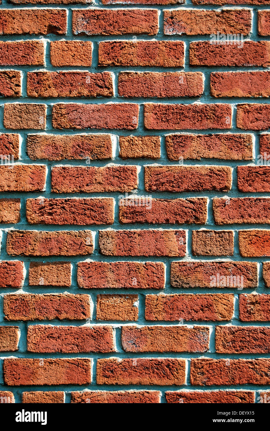 Wall of clinker bricks Stock Photo - Alamy