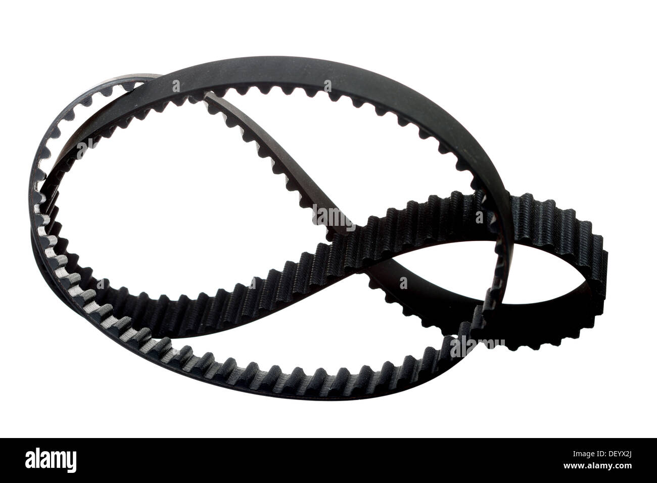 belt car engine timing belt isolated on white background Stock Photo ...