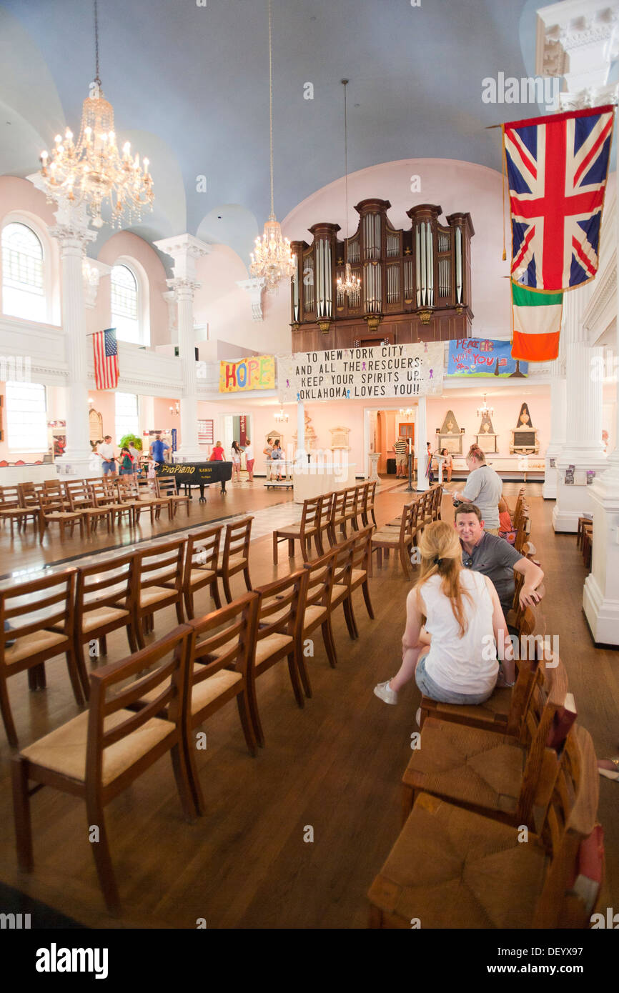 New york st paul chapel hi-res stock photography and images - Alamy