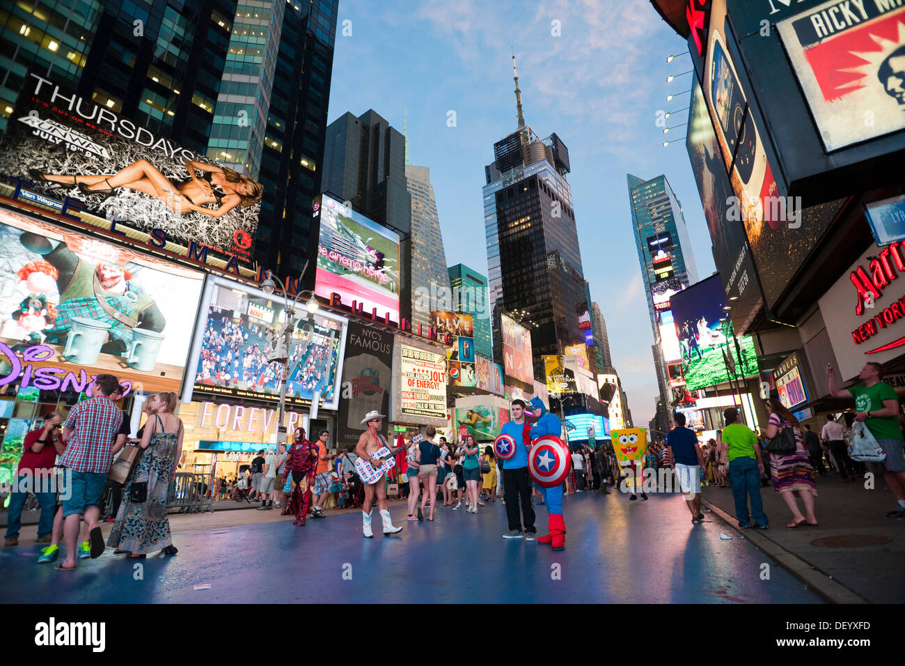 Times Square, Midtown, Theater District, Manhattan, New York City, USA ...