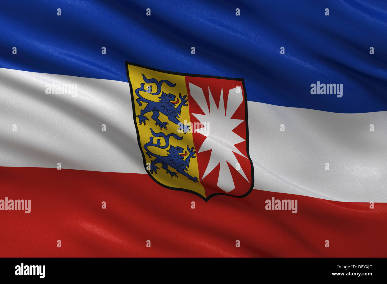 Schleswig-Holstein state service flag, Schleswig-Holstein Stock Photo ...