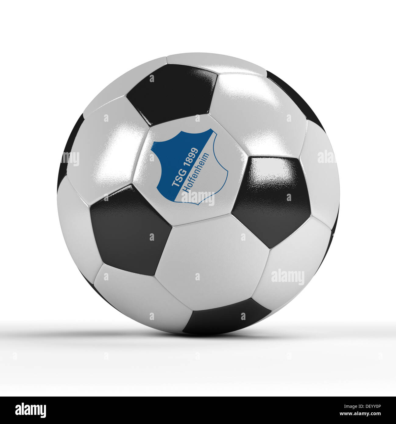 Football with the logo of TSG 1899 Hoffenheim Stock Photo - Alamy