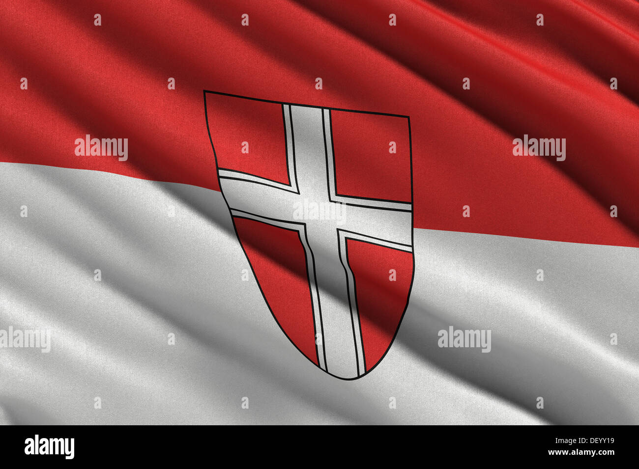Austrian state flag of Vienna Stock Photo - Alamy