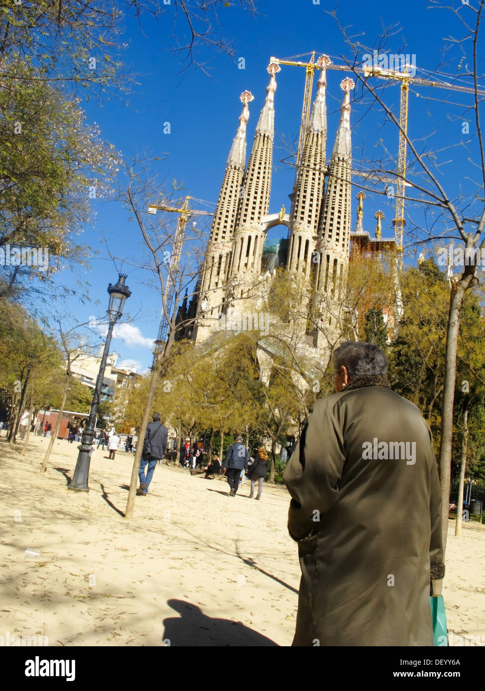The Sagrada Familia Church by Antoni Gaudi, UNESCO World Heritage Site ...