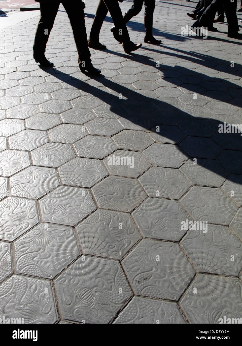 Barcelona gaudi pavement hi-res stock photography and images - Alamy