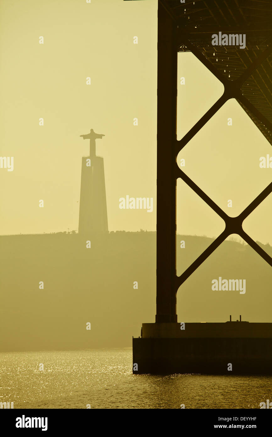 25 de Abril Bridge, 25th of April Bridge, Tagus river, Lisbon, Portugal ...