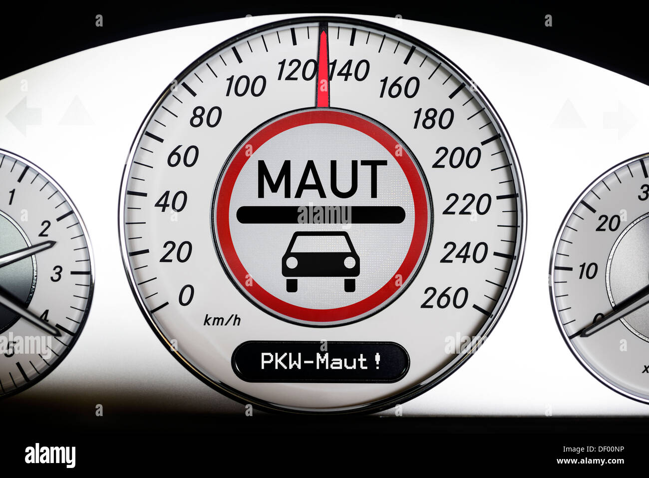 Highway with car toll sign hi-res stock photography and images - Alamy