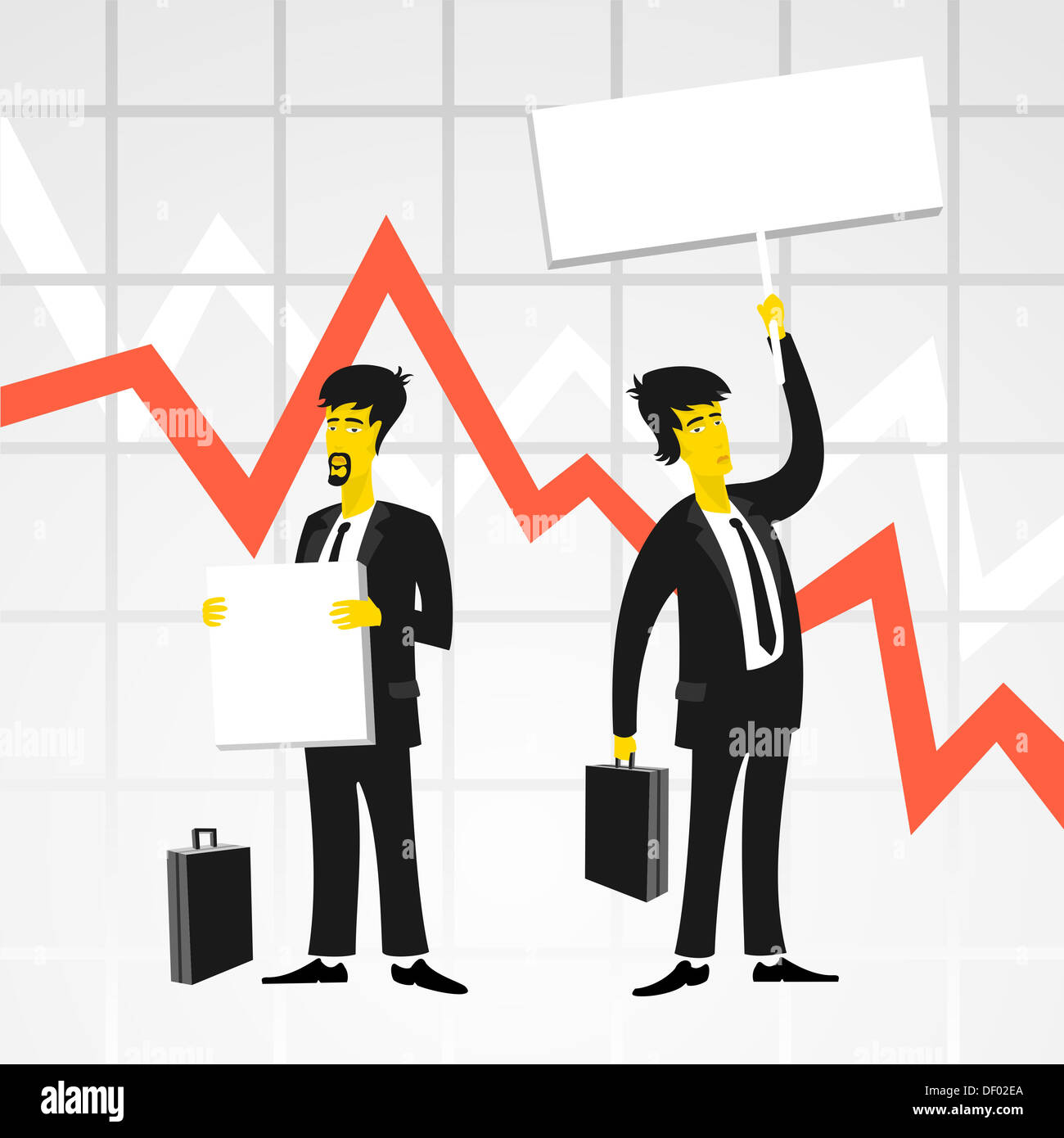 Office workers strike Stock Photo - Alamy