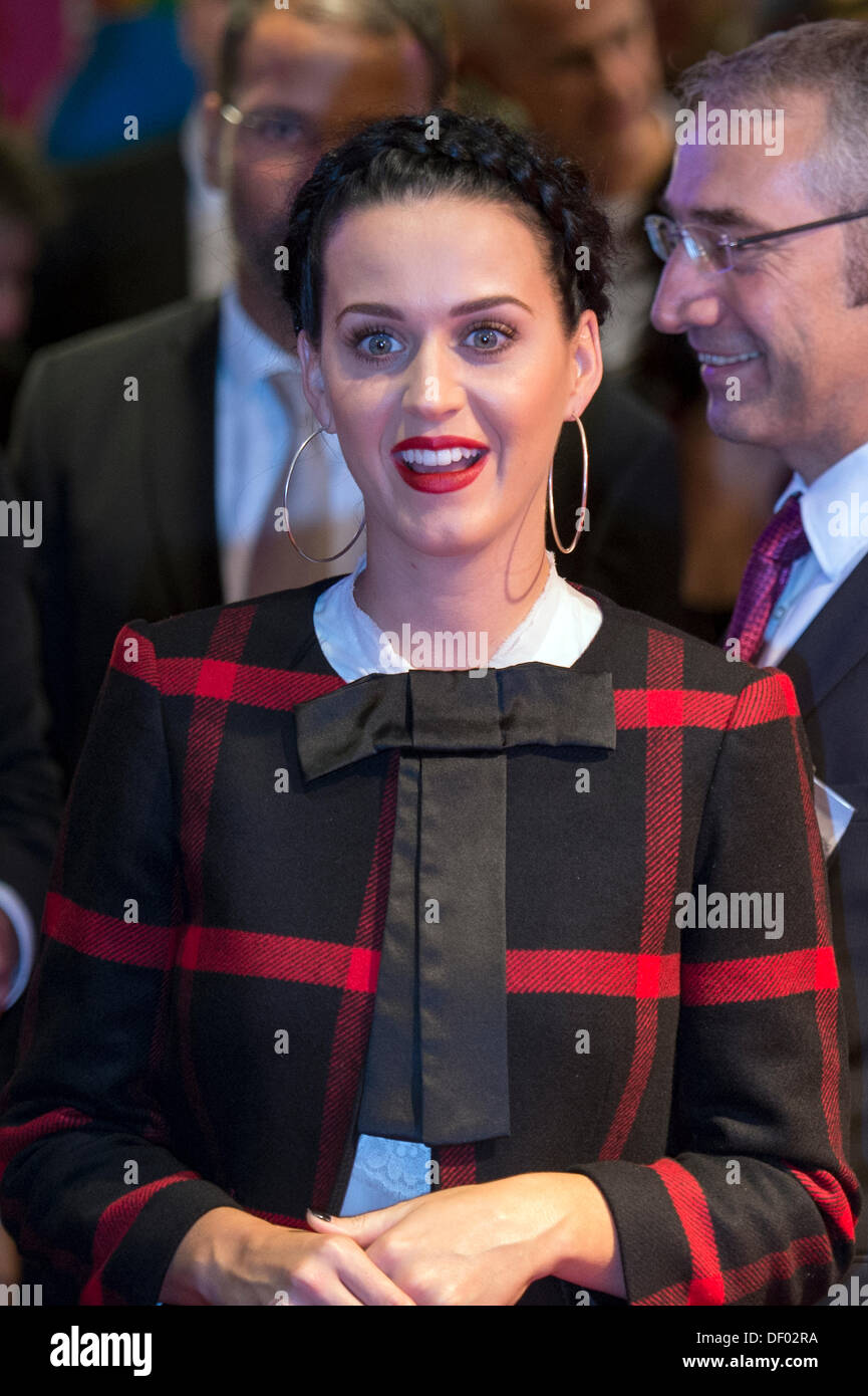 Berlin, Germany. September 25th 2013. Katy Perry launches the new ...