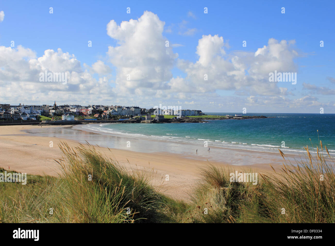 Coastal resort of Portrush, County Antrim, Northern Ireland, UK Stock ...