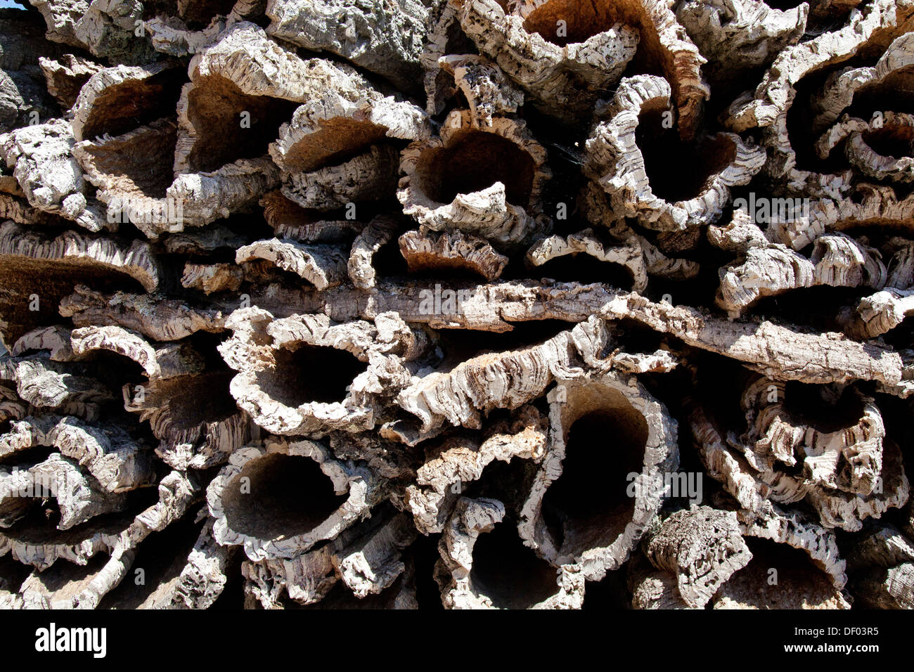 Cork bark pile hi-res stock photography and images - Alamy
