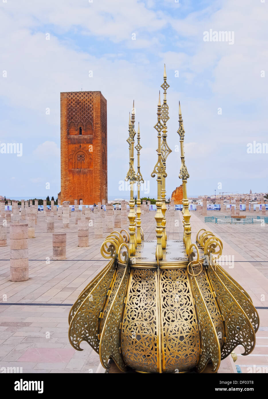 Tour hassan tower in square hi-res stock photography and images - Alamy