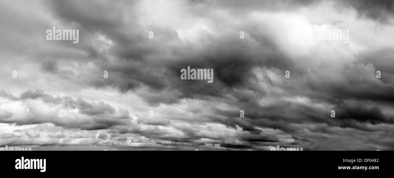 Overcast weather background Black and White Stock Photos & Images - Alamy