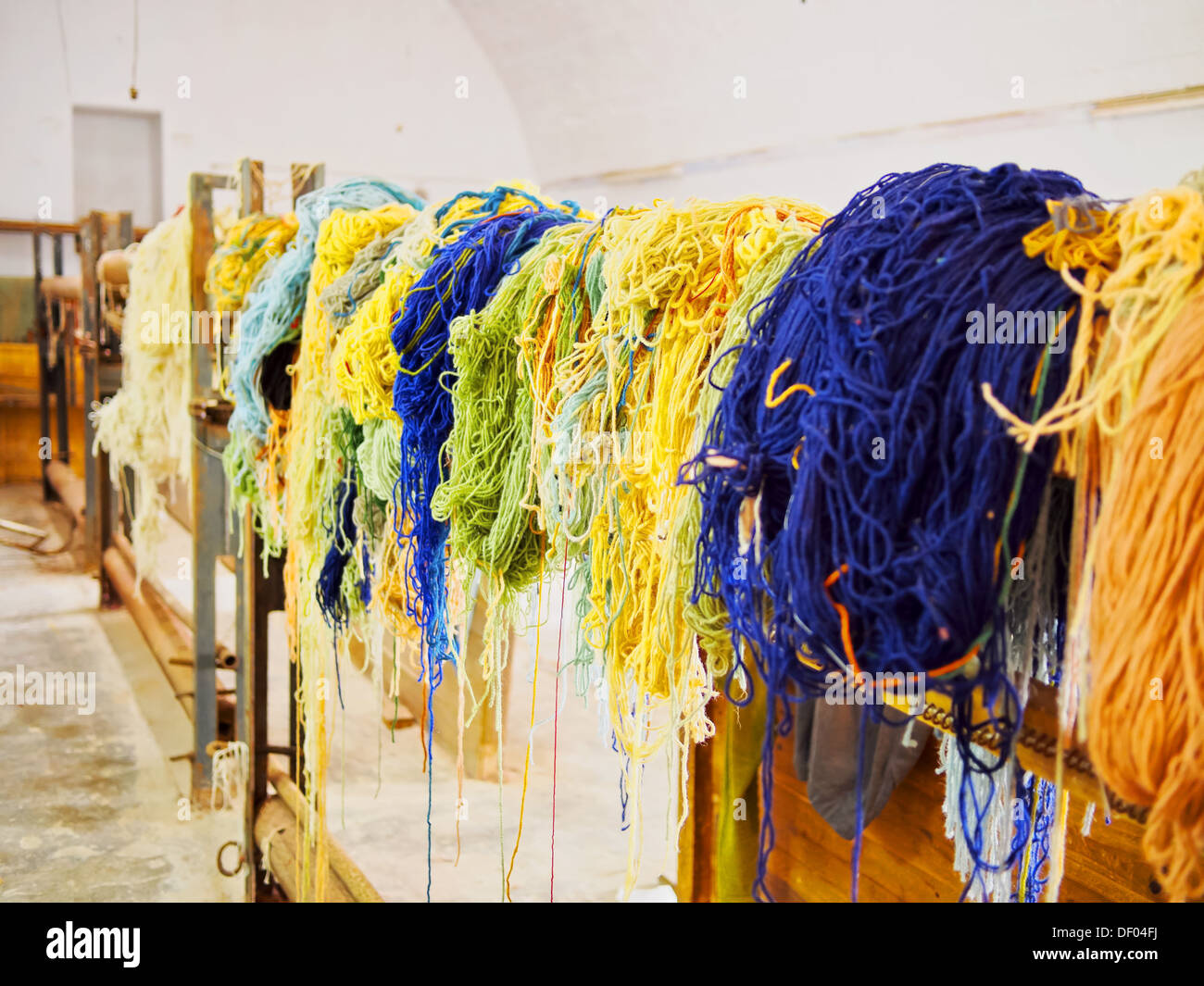 Moroccan Threads and Material production in Rabat, Morocco, Africa ...