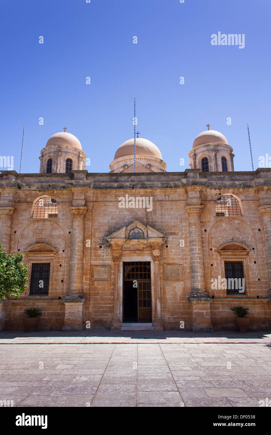 Agia Triada, a monastery in northern Crete on the Akrotiri Peninsula ...