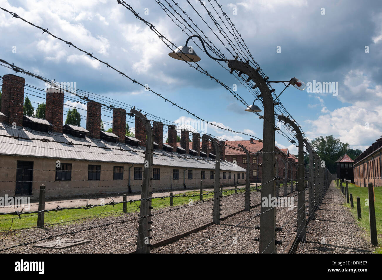 Auschwitz barracks hi-res stock photography and images - Alamy