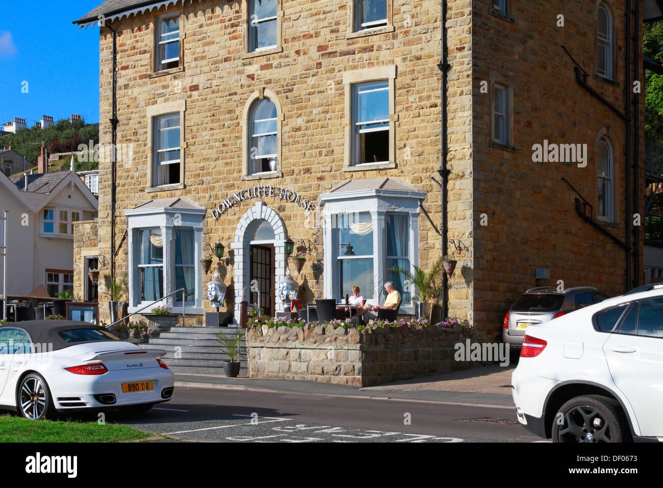 The Downcliffe House Hotel in Filey, North Yorkshire, England, UK Stock ...