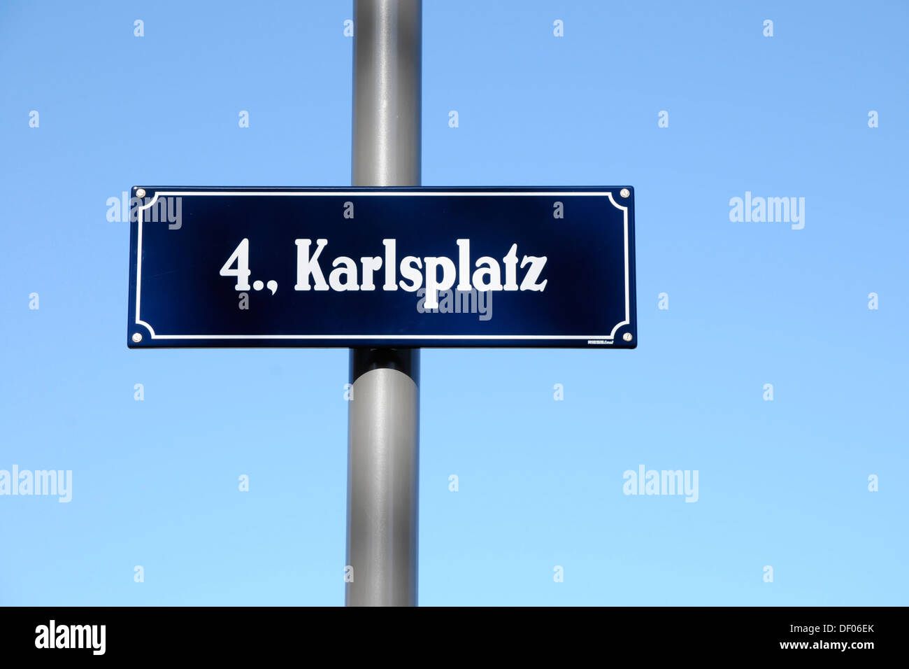 Austrian street names hi-res stock photography and images - Alamy
